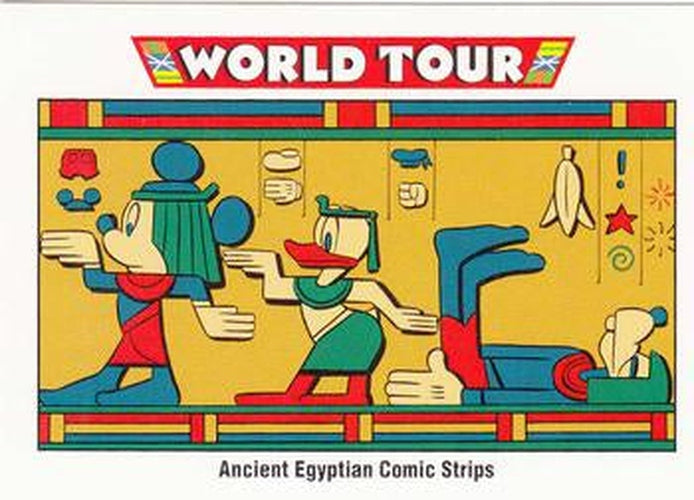 #186 Ancient Egyptian Comic Strips - 1991 Impel Disney – Isolated Cards