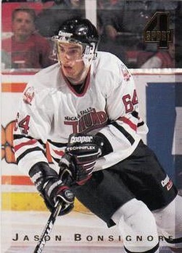 #118 Jason Bonsignore - Niagara Falls Thunder / Edmonton Oilers - 1994 ...