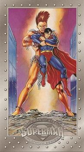 #41 Rampage! - 1994 SkyBox Superman Man of Steel Platinum Series ...