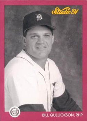 #55 Bill Gullickson - Detroit Tigers - 1991 Studio Baseball – Isolated ...