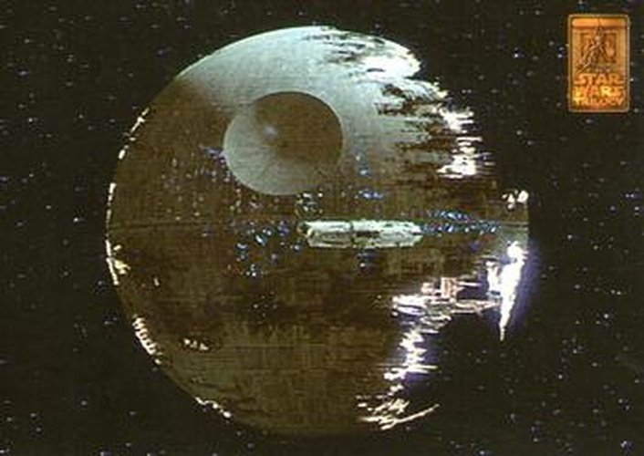 #104 The Death Star explodes - 1997 Merlin Star Wars Special Edition ...