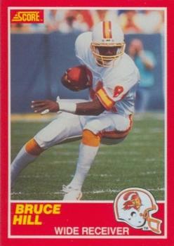 #115 Bruce Hill - Tampa Bay Buccaneers - 1989 Score Football – Isolated ...