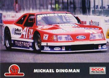 #13 Michael Dingman's Car - 1992 Erin Maxx Trans-Am Racing – Isolated Cards