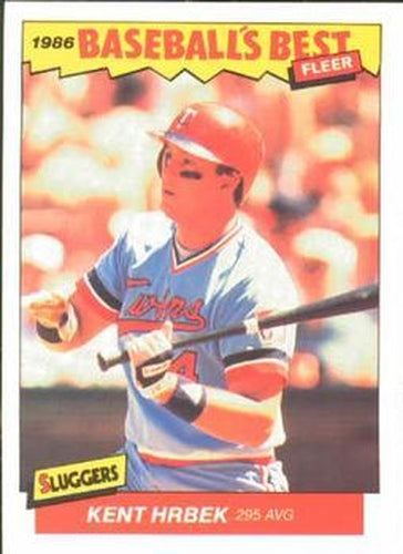 #17 Kent Hrbek - Minnesota Twins - 1986 Fleer Baseball's Best Sluggers ...