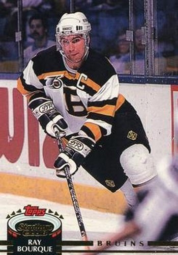 #267 Ray Bourque - Boston Bruins - 1992-93 Stadium Club Hockey ...