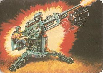 #34 Attack Cannon (FLAK) - 1986 G.I. Joe Action Cards – Isolated Cards