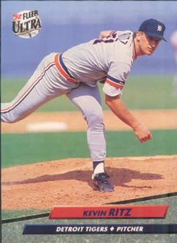 #368 Kevin Ritz - Detroit Tigers - 1992 Ultra Baseball – Isolated Cards