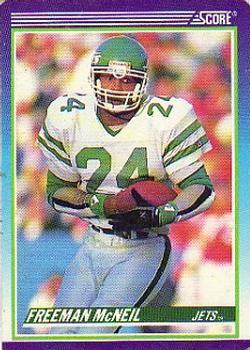 #473 Freeman McNeil - New York Jets - 1990 Score Football – Isolated Cards