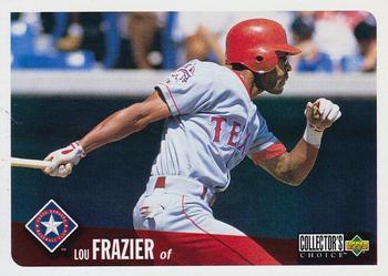 #742 Lou Frazier - Texas Rangers - 1996 Collector's Choice Baseball ...