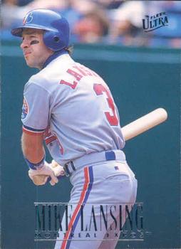 #232 Mike Lansing - Montreal Expos - 1996 Ultra Baseball – Isolated Cards