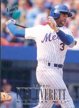 #241 Carl Everett - New York Mets - 1996 Ultra Baseball – Isolated Cards